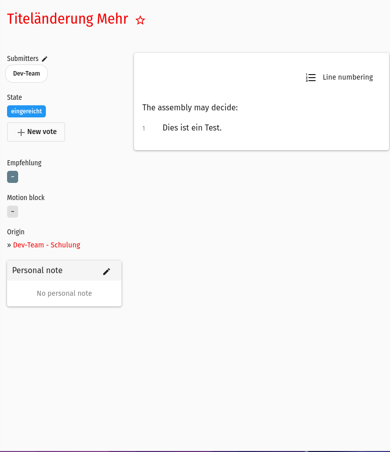 motion forwarding: motion layout broken after forwarding · Issue #2288 · OpenSlides/openslides ...