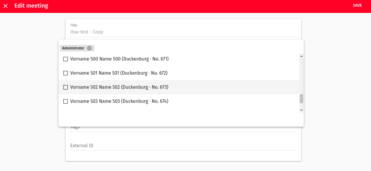 Meeting Edit View Search Field Didnt Load · Issue 2897 · Openslidesopenslides Client · Github 