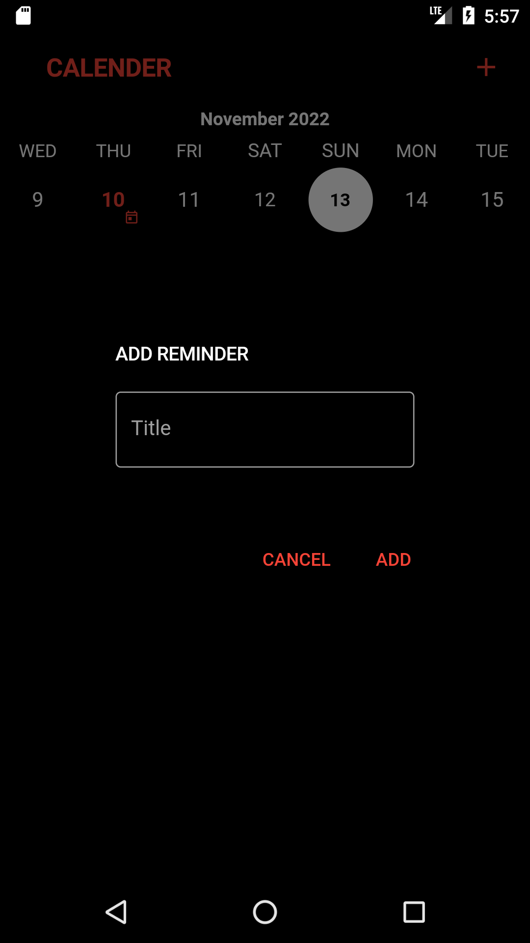 GitHub - Muhammed-Rasal/Calender-Event-App: Event app to add events made using flutter with ...