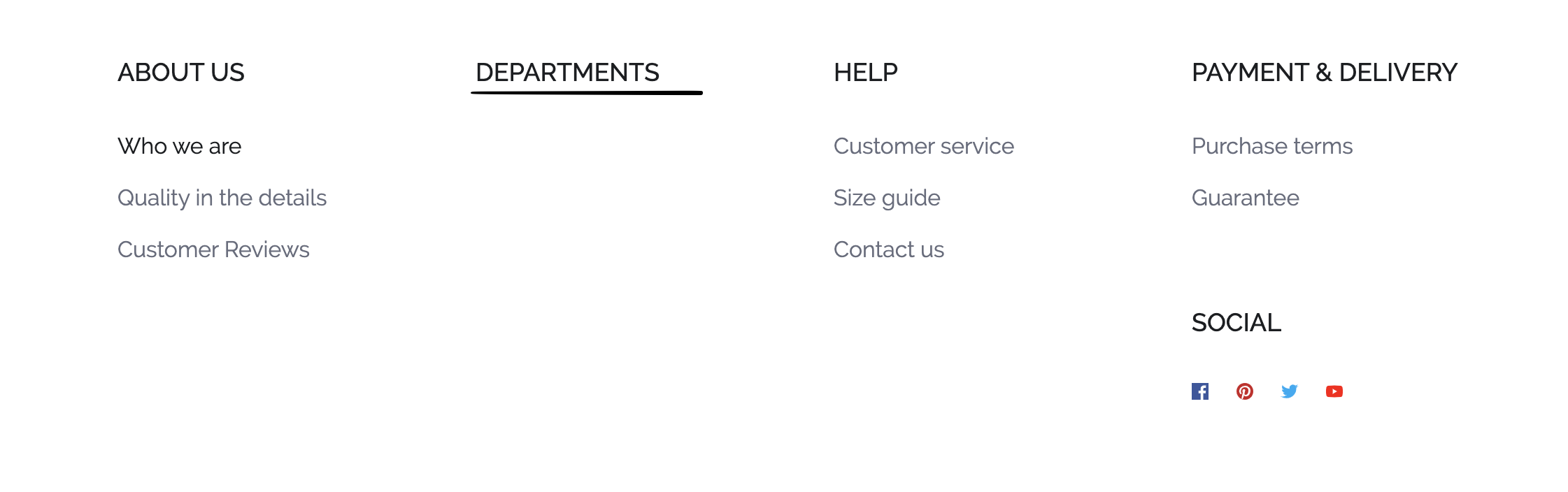 [ Mobile / Desktop ] Implement SfFooter · Issue #167 · vuestorefront/storefront-ui · GitHub