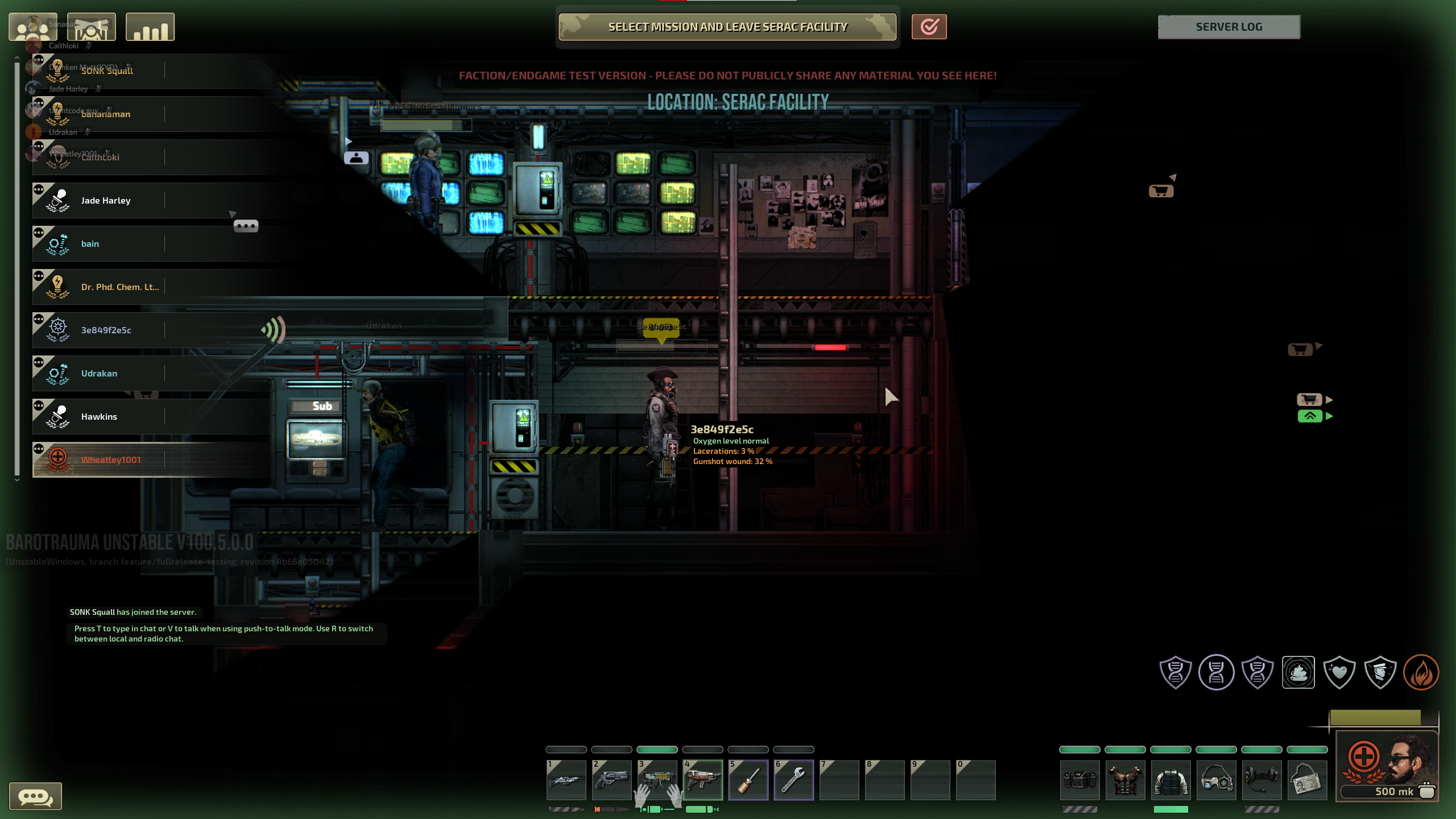 Factions Health Hud And Advanced Syringe Gun Causes Green Screen Overlay To Stack · Issue