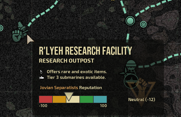 [Factions] Coalition reputation display is inconsistent between actual rep and map-shown rep ...