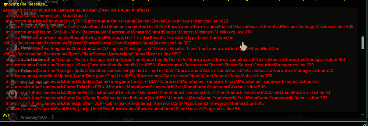 Two salvaging an artifact missions had the same artifact · Issue #11051 · FakeFishGames ...