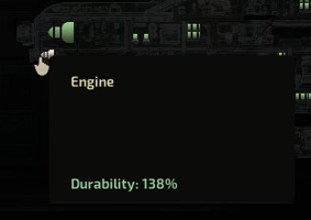 Tinkerer's 140% condition doesn't show on status monitor until next ...