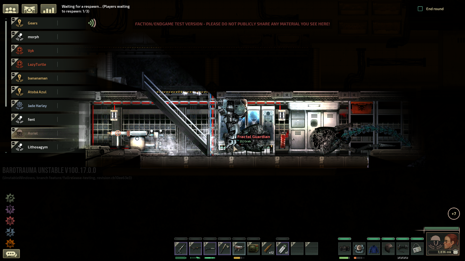 [Factions] Invisible Floor in the Winterhalter's drone (appeared in the ...