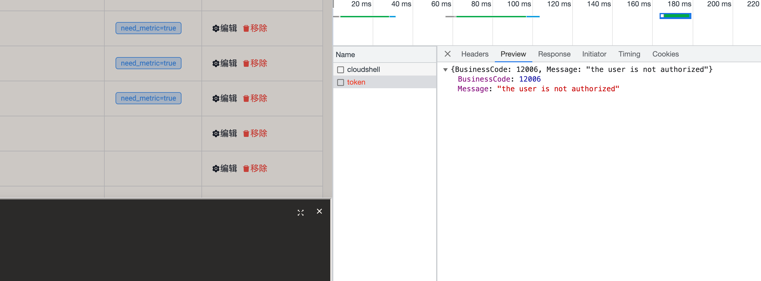`/view/cloudshell/token` request 401 will terminate new cloudshell session · Issue #5005 ...