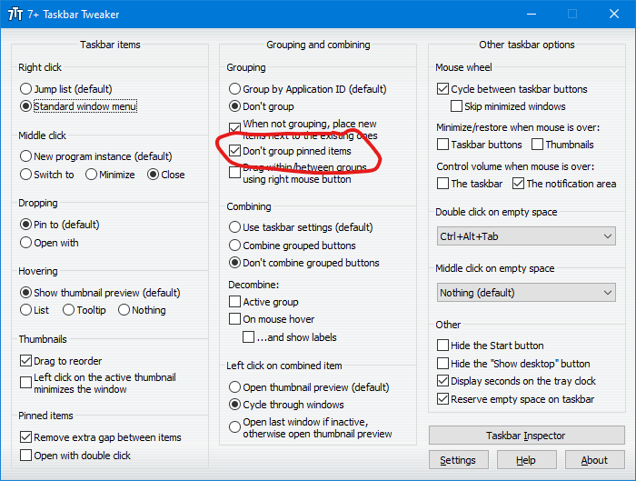 [Shortcut Guide] Guide mis-numbers taskbar items when using 7+ Taskbar ...