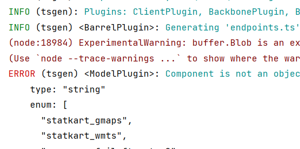 Multi-module: ERROR (tsgen) : Component is not an object: enum · Issue #542 · vaadin/hilla · GitHub