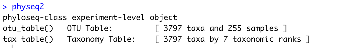Merge new data with current phyloseq object · Issue #1588 · joey711/phyloseq · GitHub