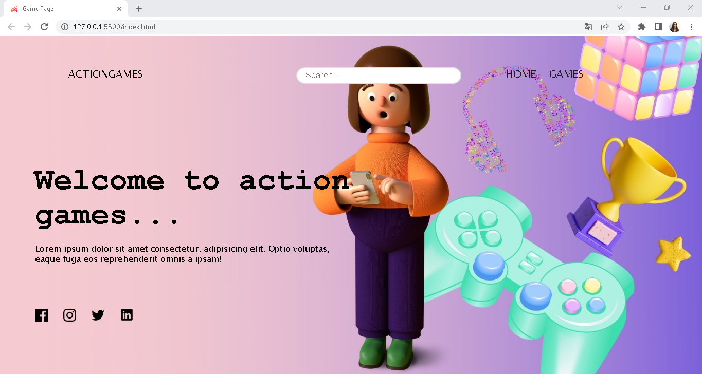 GitHub - nurcanNT/newactiongames: Action Game
