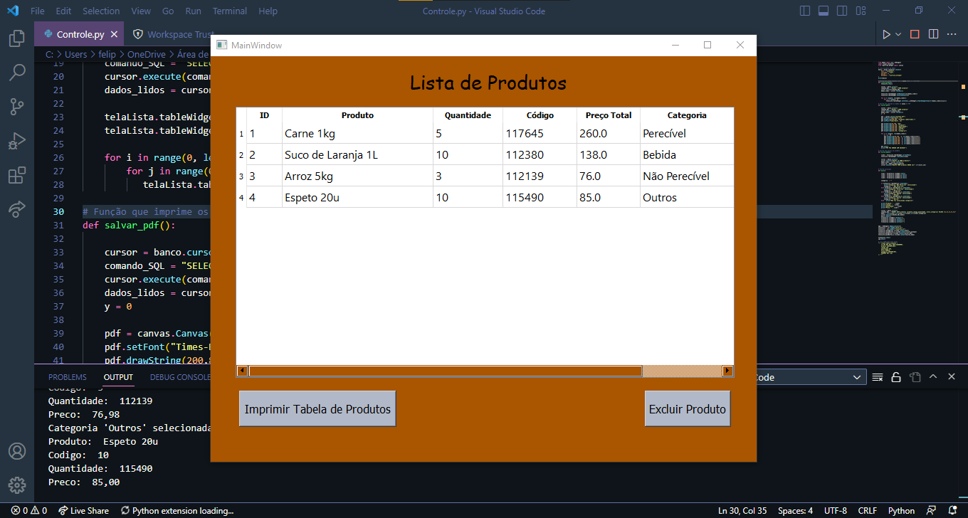 GitHub - felmdx/Controle_de_Estoque: Controle de estoque para comércio ...