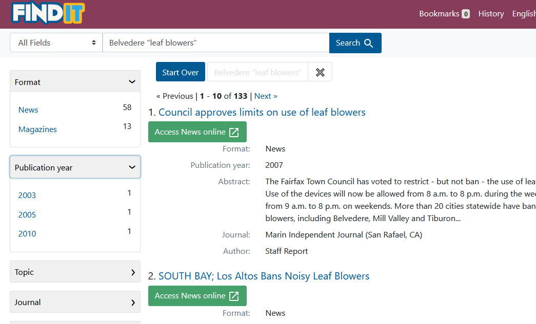 Publication Year under Article filter doesn't show all publication years · Issue #390 · lbcclib ...