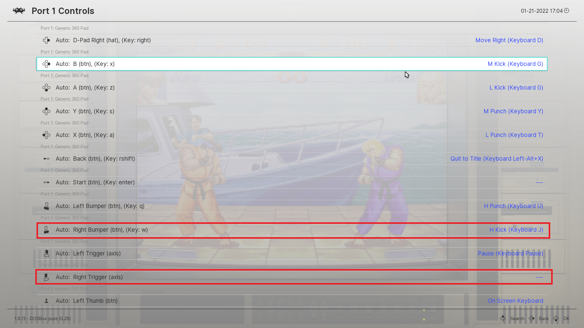 Super Street Fighter 2 Turbo (1995) - Default Controls/mappings issues ...