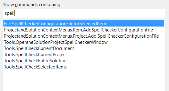 Menu isn't visible in Tools -> Menu · Issue #144 · EWSoftware/VSSpellChecker · GitHub