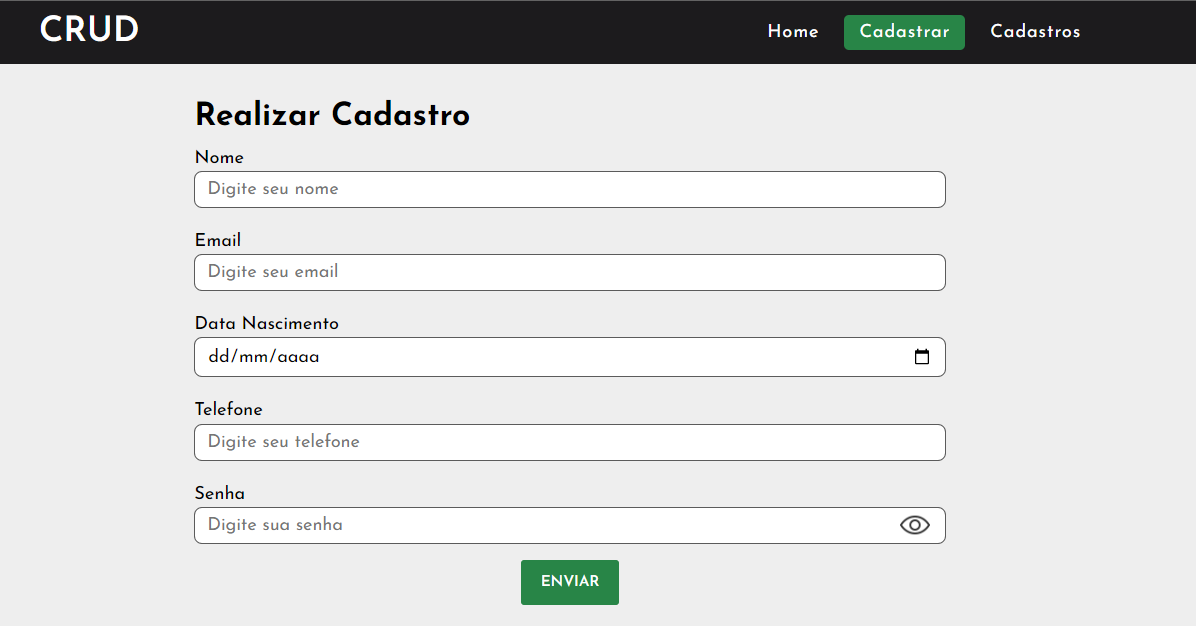GitHub - karengoncalves8/CRUD: Projeto CRUD utilizando PHP, Javascript e CSS.