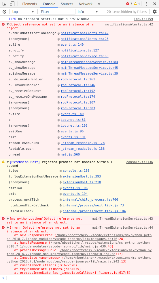 Language server error: Object reference not set to an instance of an object · Issue #2373 ...