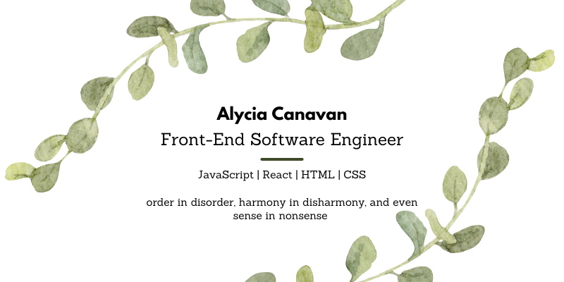 alyciacan (Alycia Canavan) · GitHub