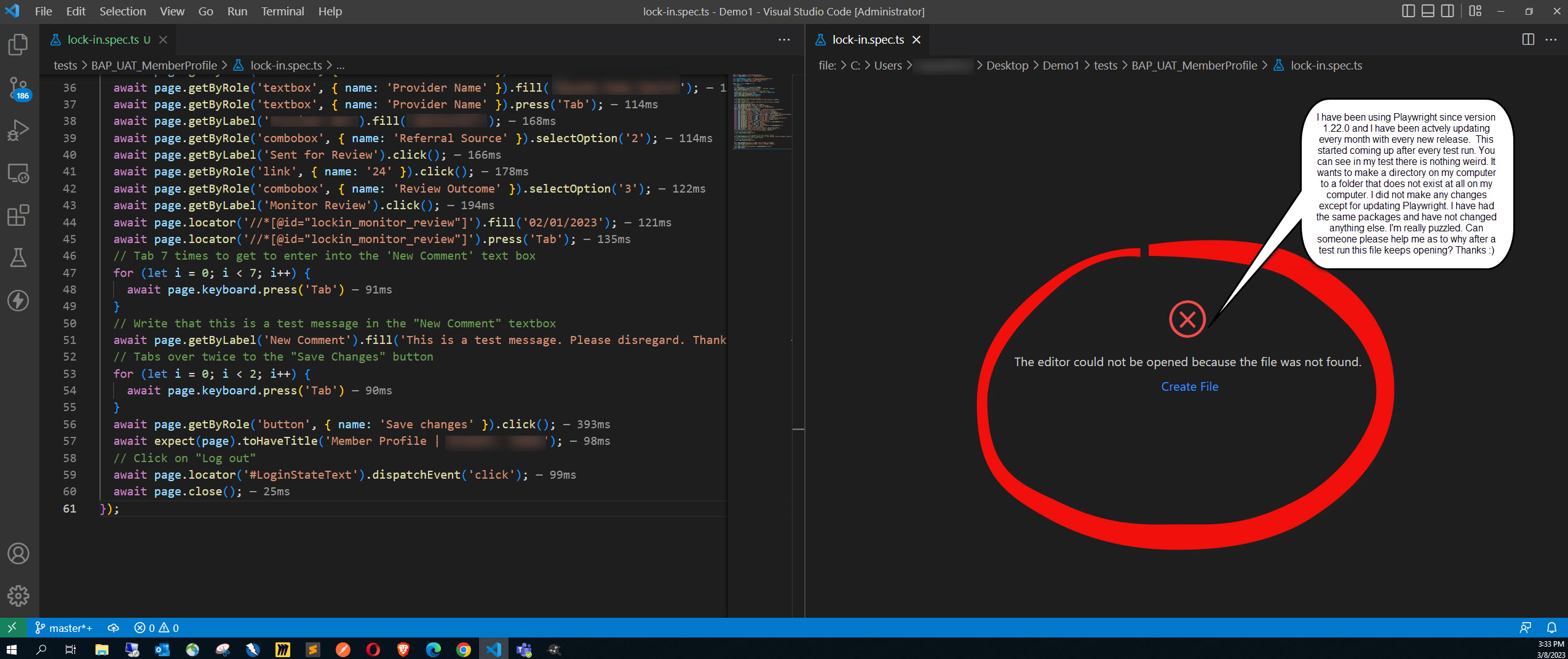 Issue The Editor Could Not Be Opened Because The File Was Not Found · Issue 21503 4397