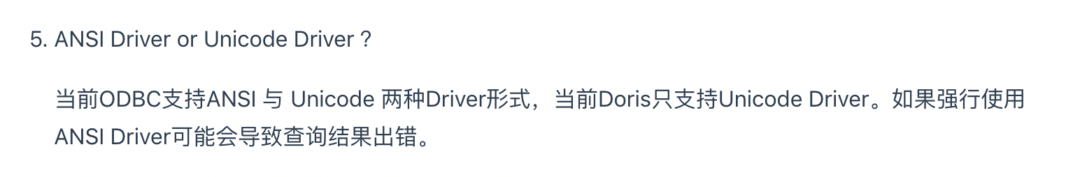 Odbc Doris On Mysql Bug · Issue 5718 · Apache Doris · Github