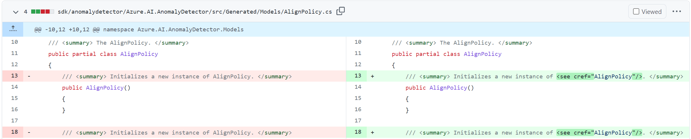 [FEATURE REQ] Refine the xml document by adding `cref` for those that ...