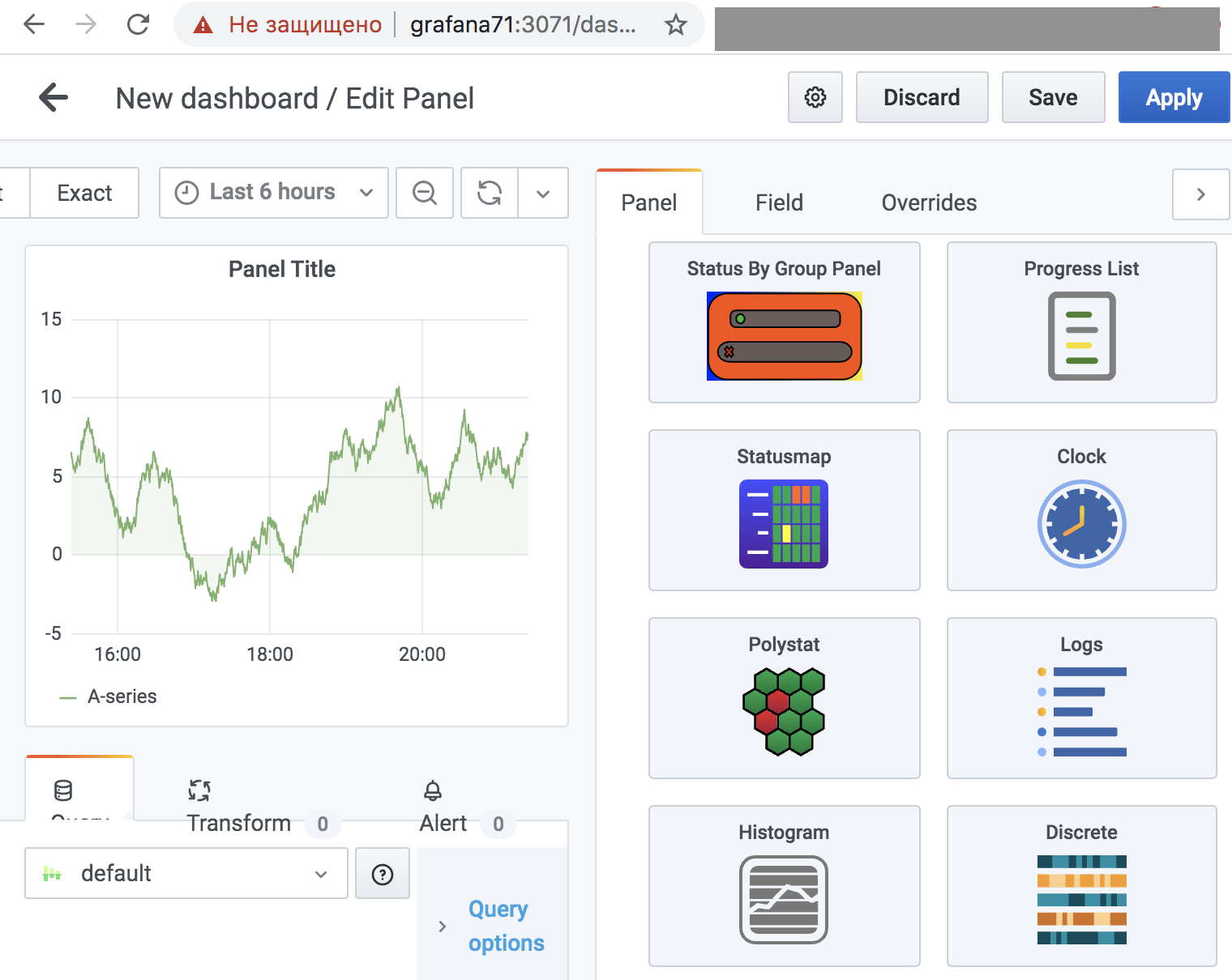 Unsigned plugin notification - Grafana 7.1.5 · Issue #131 · flant/grafana-statusmap · GitHub