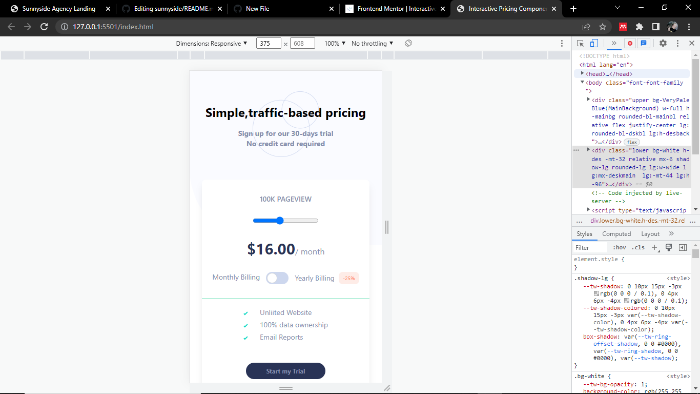 GitHub - Orezioghene/Interactive_pricing_component: Interactive Pricing Component Landing Page