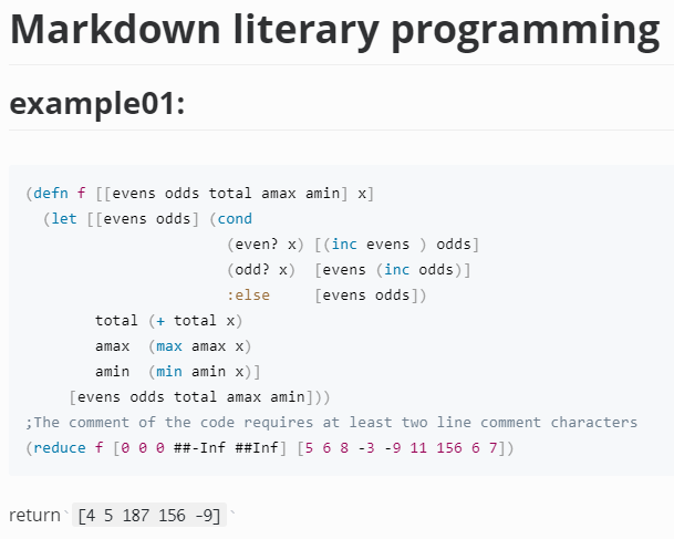 [Feature Request] Markdown Literary programming that don't break the syntax of any programming ...