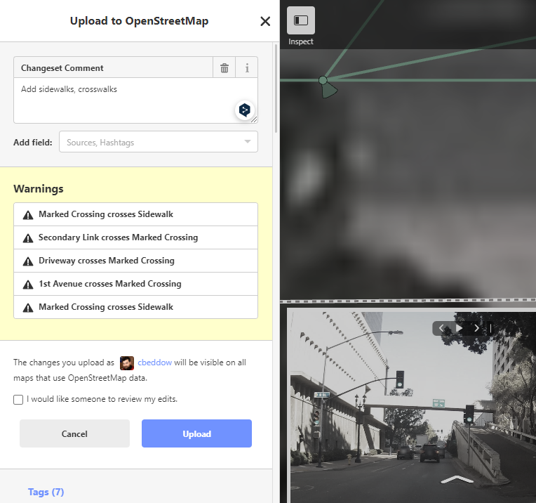 Cannot resolve warnings (intersecting ways) · Issue #1050 · facebook/Rapid · GitHub