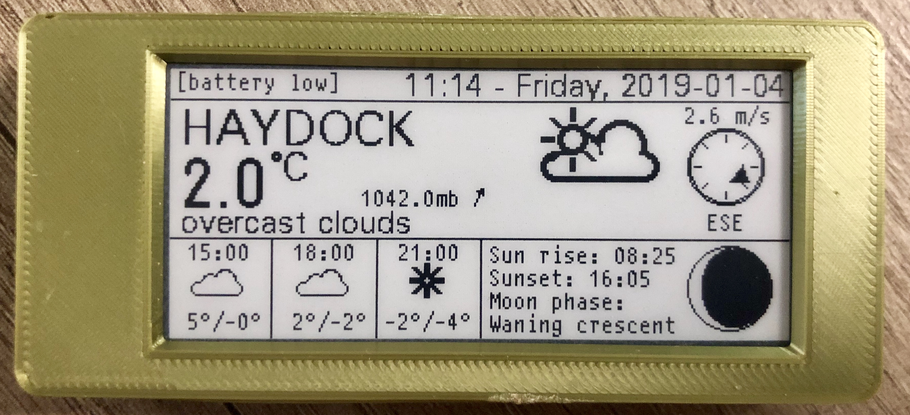 GxEDP font availability · Issue #20 · G6EJD/ESP32-e-Paper-Weather-Display · GitHub