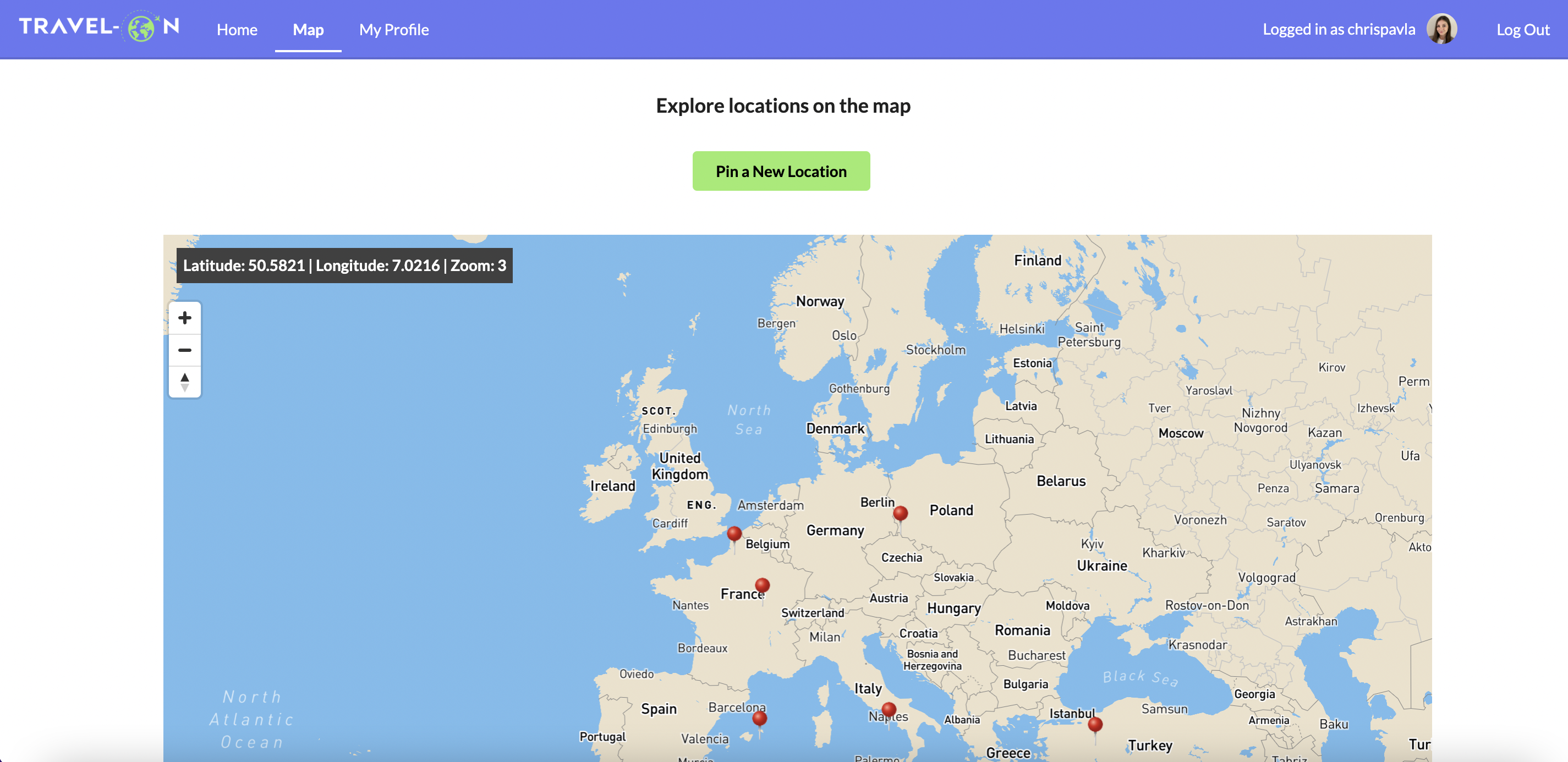 GitHub - chrispavla/travel-on