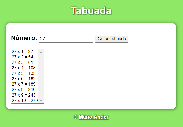 GitHub - marioander/tabuada: Mini projeto de uma tabuada criado durante o Curso de JavaScript do ...