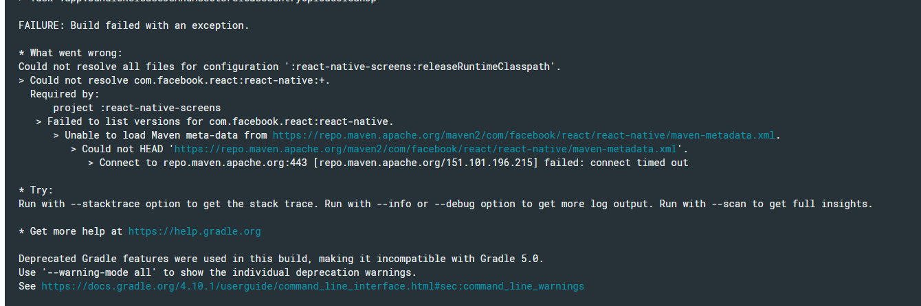 Question: Network connection problem · Issue #27249 · facebook/react ...