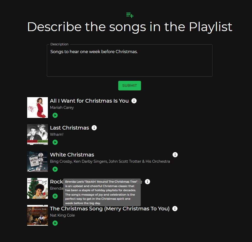 GitHub - m-sereno/ai-playlist-maker: Playlist Maker web app integrating ...