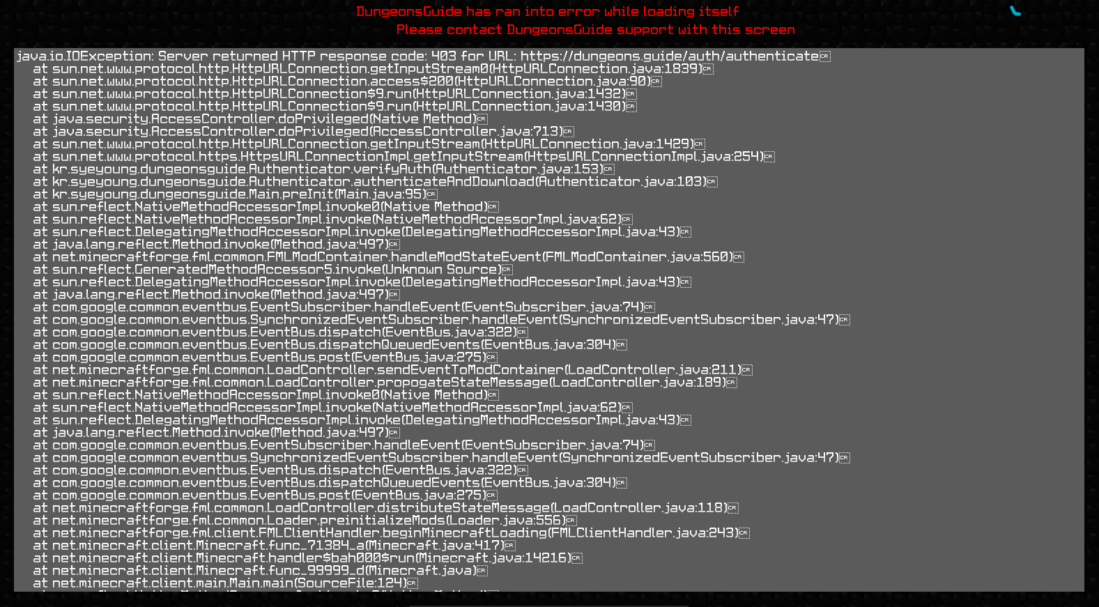 Crashing · Issue #60 · Dungeons-Guide/Skyblock-Dungeons-Guide · GitHub