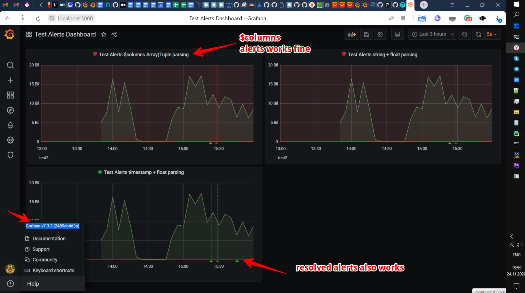 Grafana Alerts return: `rpc error: code = Unknown desc = invalid status code` · Issue #306 ...