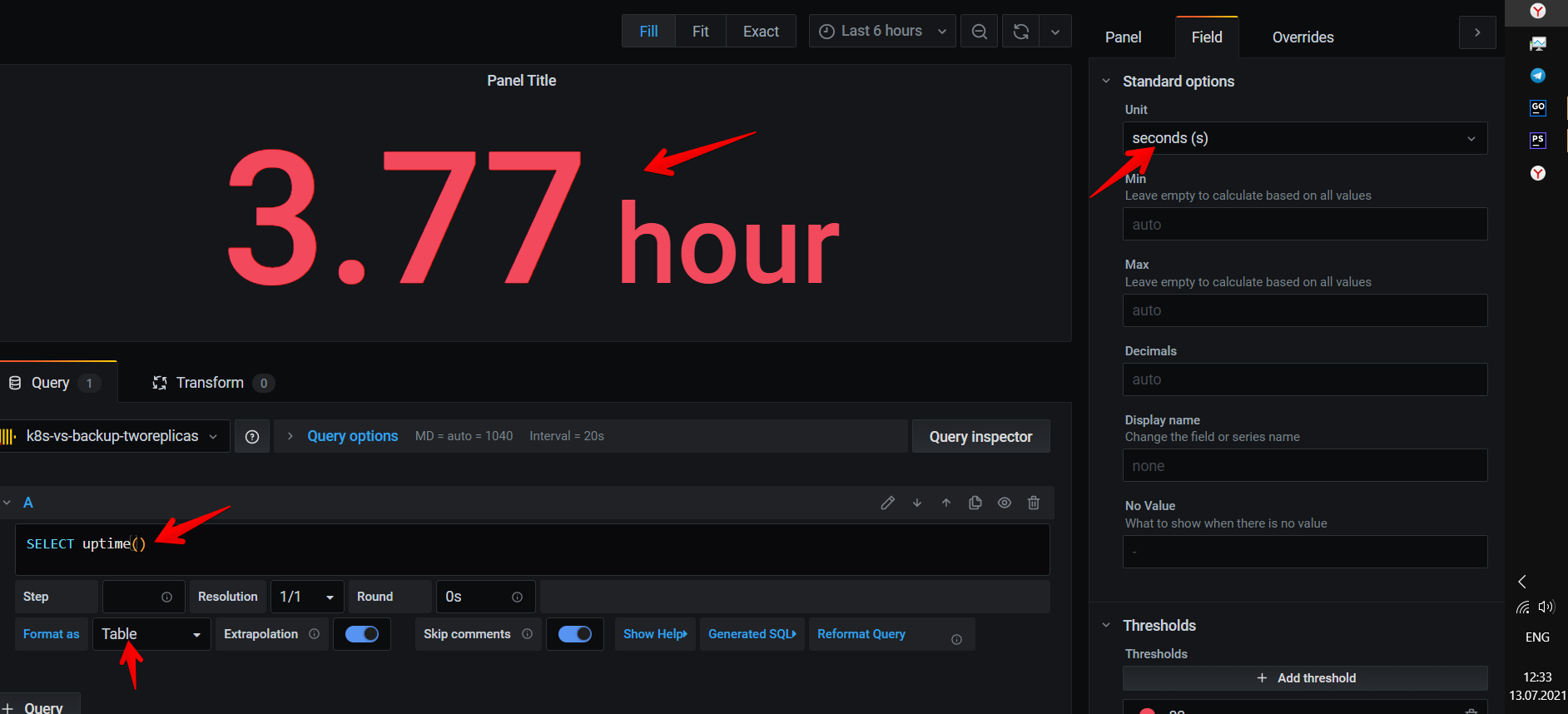 Id:13606 Ck Up Time Display N A · Issue 355 · Altinity Clickhouse Grafana · Github