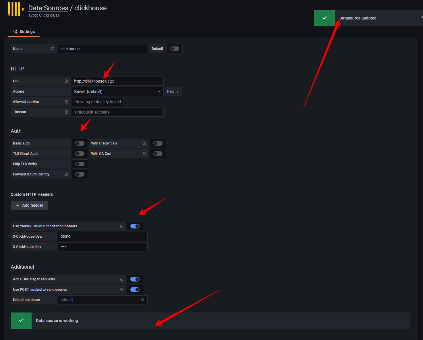 Authentication failed, X-ClickHouse-* headers are not set · Issue #407 · Altinity/clickhouse ...