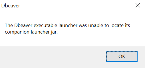 Windows 10 + dbeaver 6.3.1 CE doesn't start after sucessfull installation · Issue #7489 ...