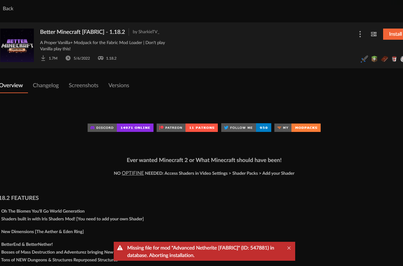 Missing file for mod "Advanced Netherite" · Issue #370 · LunaPixelStudios/Better-MC · GitHub