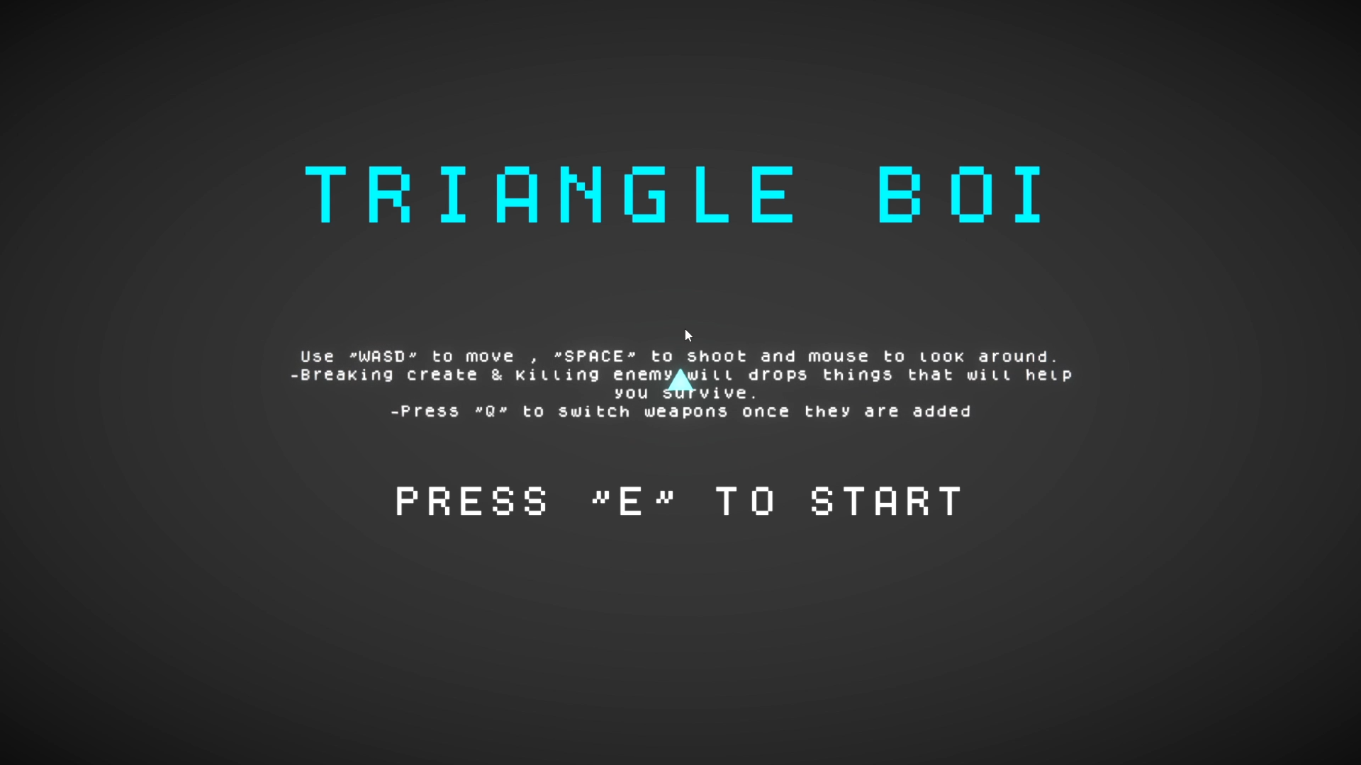 GitHub - DevyDhanish/Triangle-BOI: Top Down shooter