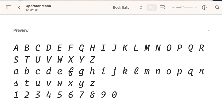 VSCode can find "Operator Mono" but not "Operator Mono Book" font · Issue #43626 · microsoft ...
