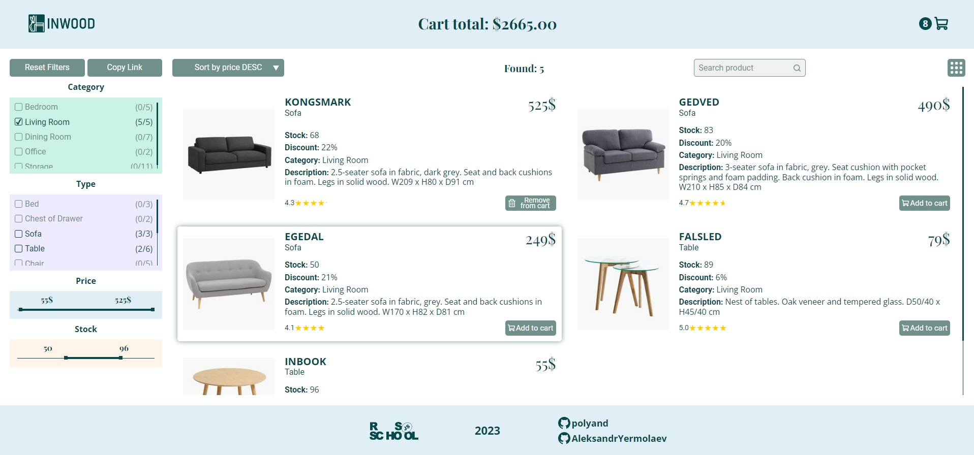 Github Polyandonline Store Team Team Project For The Development Of The Client Part Of The