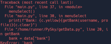 API for coins does not give the "Bank" in the JSON · Issue #1711 · SkyCryptWebsite/SkyCrypt · GitHub