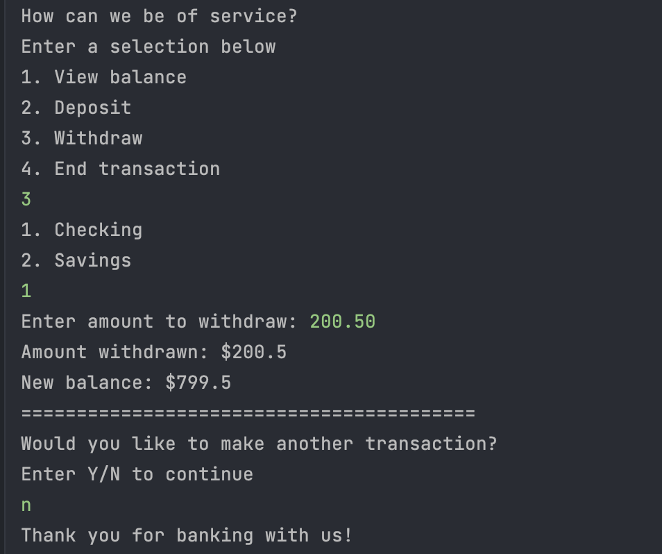 GitHub - GiovaniCodes/BankAccount: A simple banking program that ...