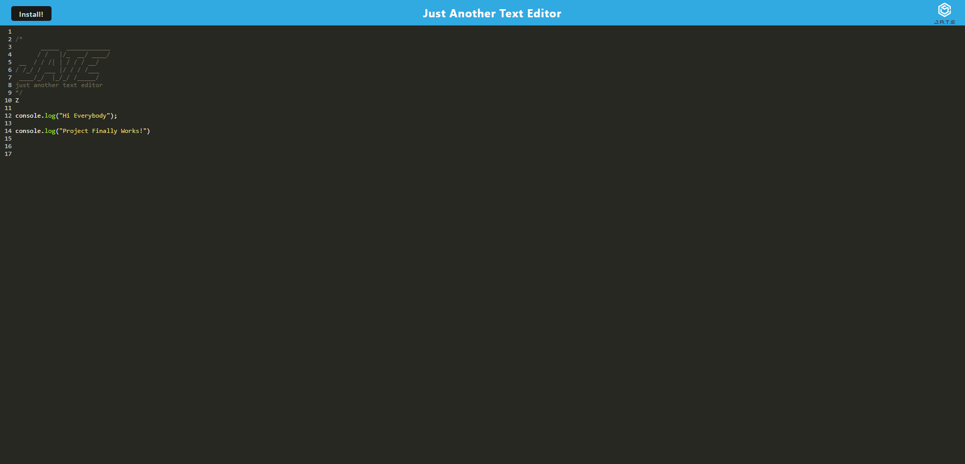 Github Angelchloe 19 Progressive Web Application Pwa Text Editor