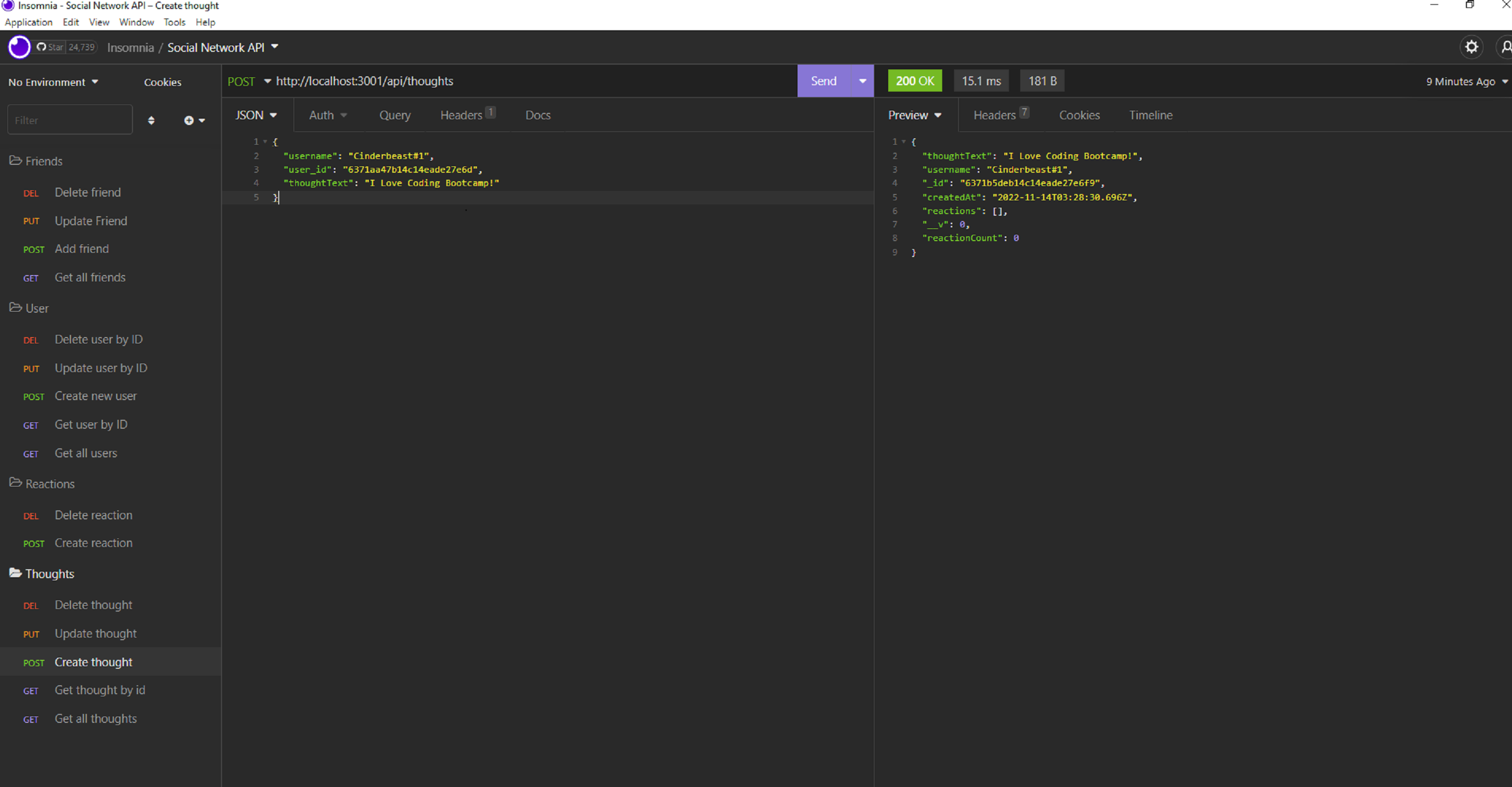 GitHub - AngelChloe/18-NoSQL-Social-Network-API