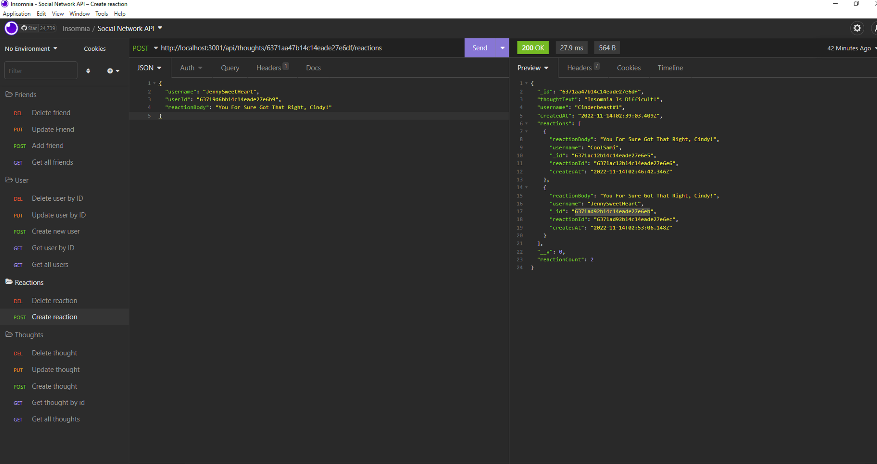 GitHub - AngelChloe/18-NoSQL-Social-Network-API