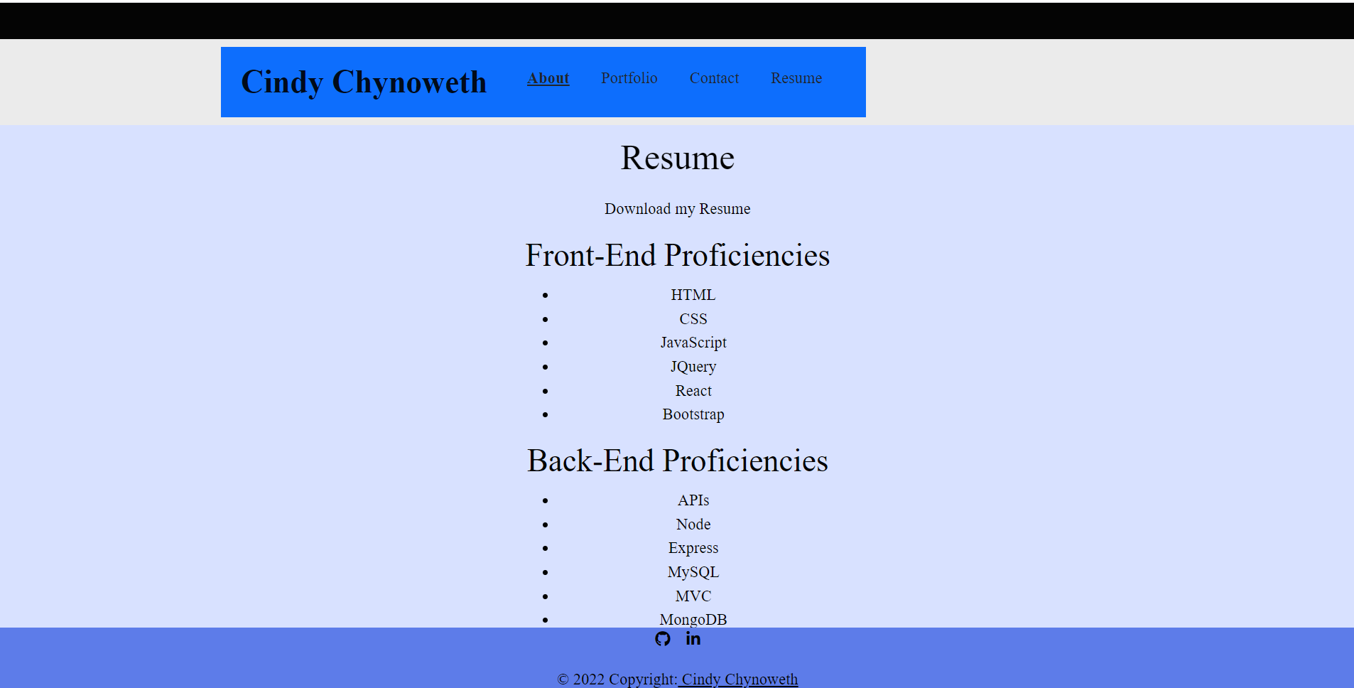 GitHub - AngelChloe/20-React-Portfolio