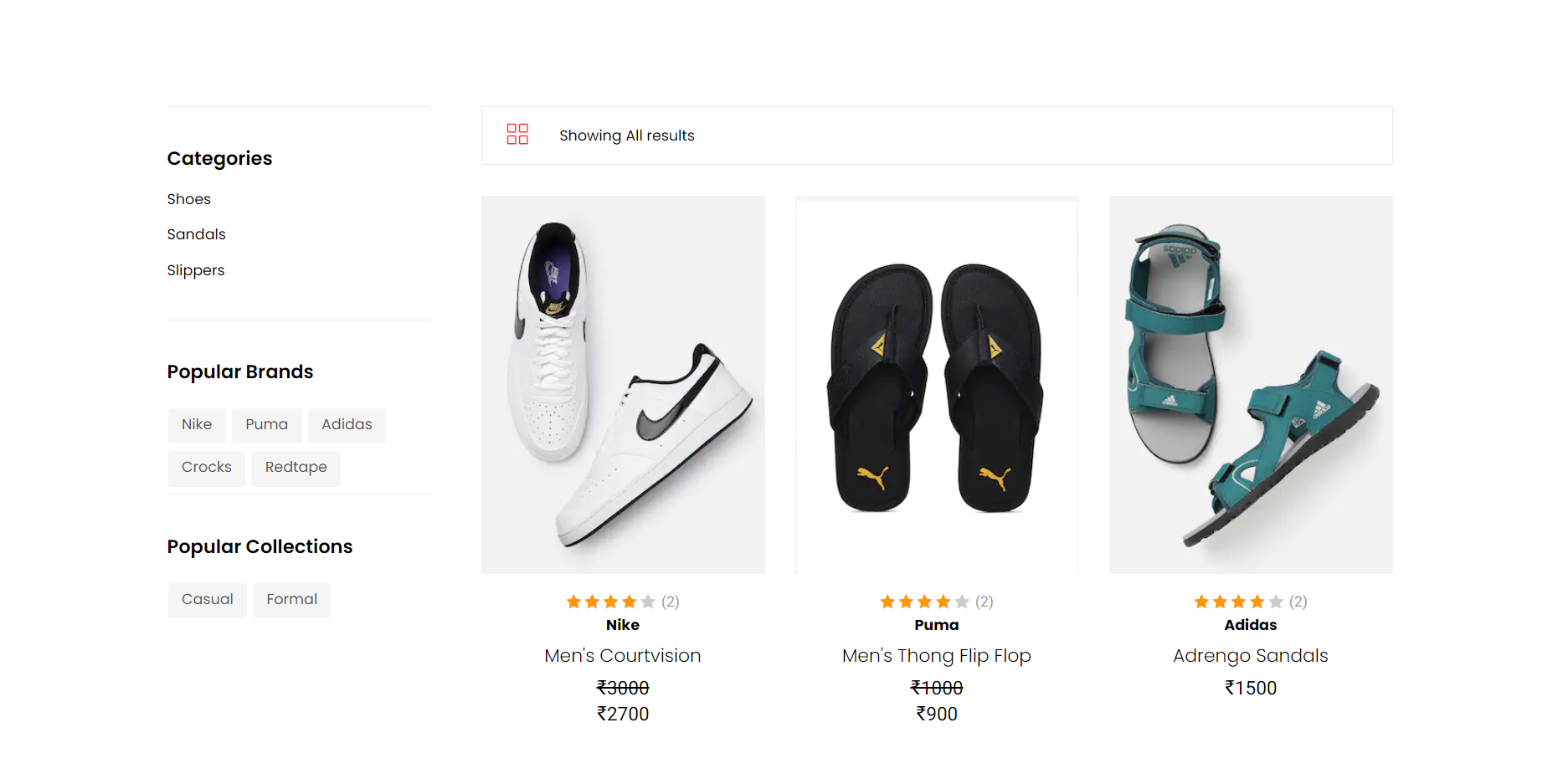 GitHub - Sravan-P-Thankappan/Fashion-feet: An e-commerce web application. My first major project ...