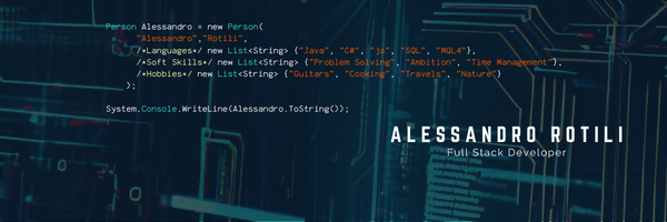 AlessandroRotili (Alessandro Rotili) · GitHub